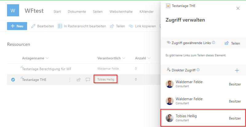 Berechtigungen für Listenelemente in SharePoint mit Power Automate verändern